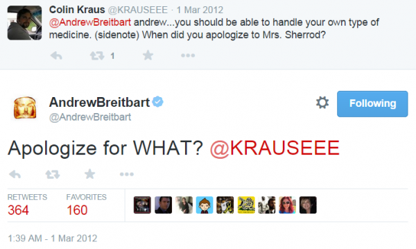 Andrew Breitbart died 6 years ago