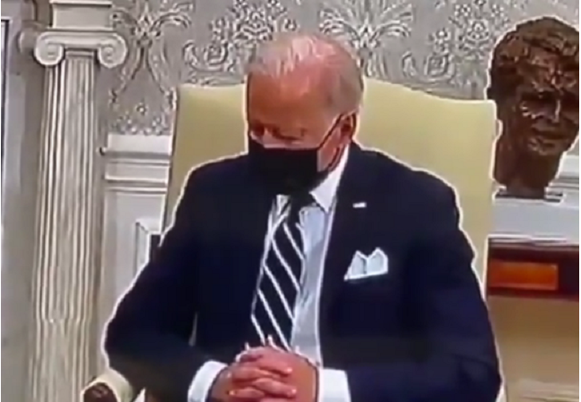 Biden Appears To Doze Off During Meeting With Israeli PM
