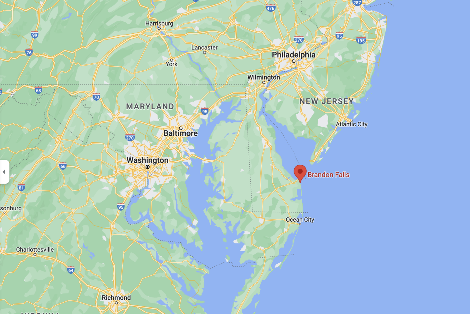 Place Where Biden Fell Off His Bike is Named ‘Brandon Falls’ on Google Maps