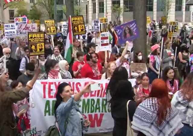 Anti-Israel Activists Hijacked the ‘Hands Off’ Protests, Like They Do ...